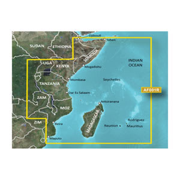 BlueChart® g3 - Africa, Eastern Coastal and Inland Charts - HXAF001R ...