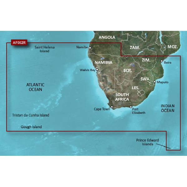 BlueChart® g3 Vision - Africa, Southern Coastal and Inland Charts ...