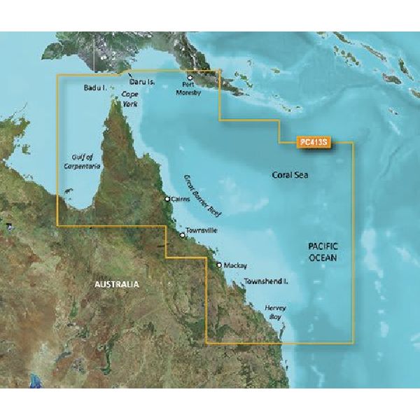 BlueChart g3 - Australia, Mornington Island to Hervey Bay Coastal ...
