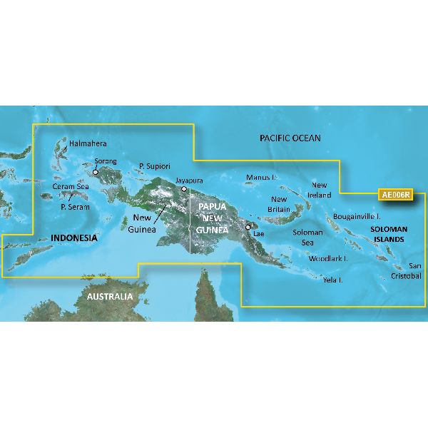 BlueChart® g3 Vision - Timor Leste and New Guinea Coastal Charts ...