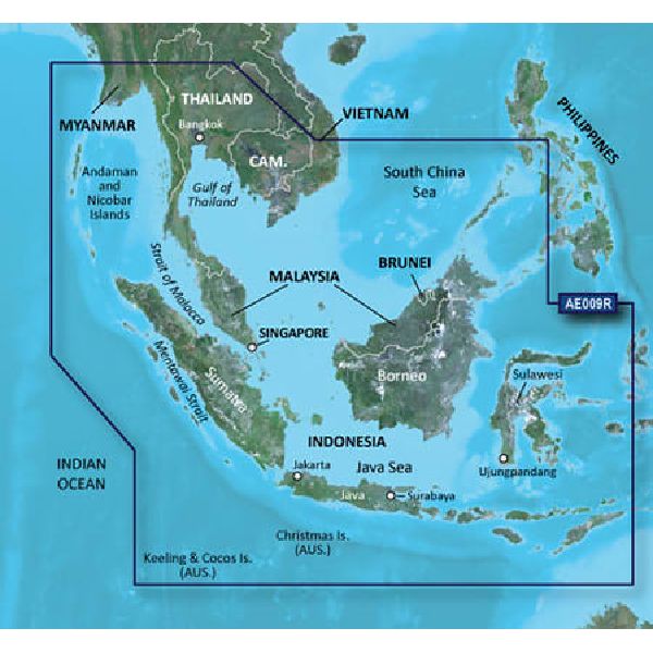 BlueChart g3 - Singapore, Malaysia and Indonesia Charts - HXAE009R ...