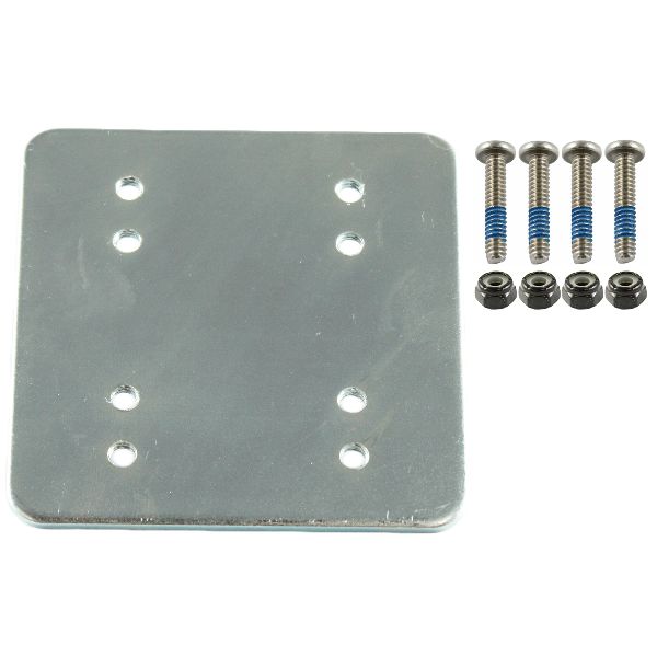 3 x 3 backer plate w/ AMPS and 1.5" x 2" hole patterns with hardware ...