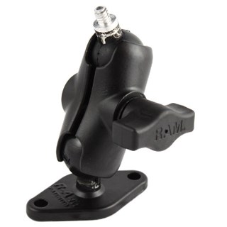 1" Ball Camera Mount with Short Doube Socket Arm, Diamond Base and Ball ...