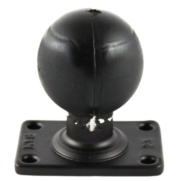 D Size 2.25" Ball on Rectangular Plate with 1.5" x 2.5" 4-Hole Pattern ...