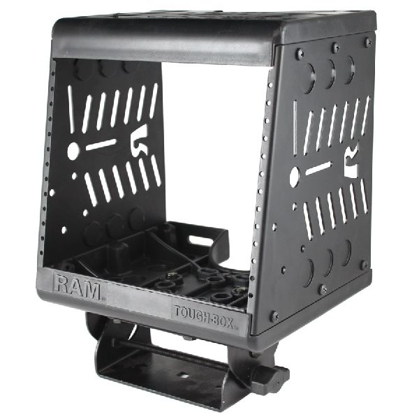 Tough-Box™ Console 9" Vertical Radio Rack with Total Faceplate Area of ...