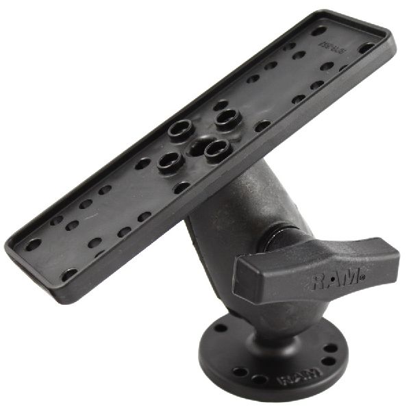 Composite Single Socket Mount with 6.25" x 2" Base Plate with Octagon ...