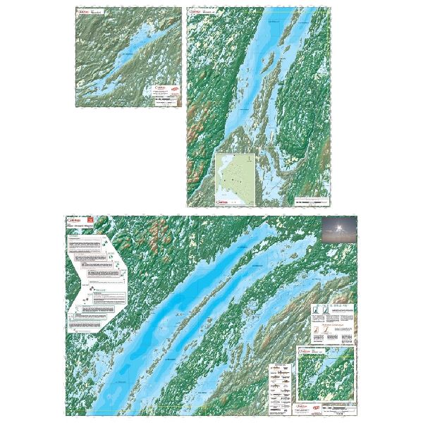 Carte Papier : Lacs Mistassini, Albanel et Waconichi (pliée) - TRAKMAPS ...