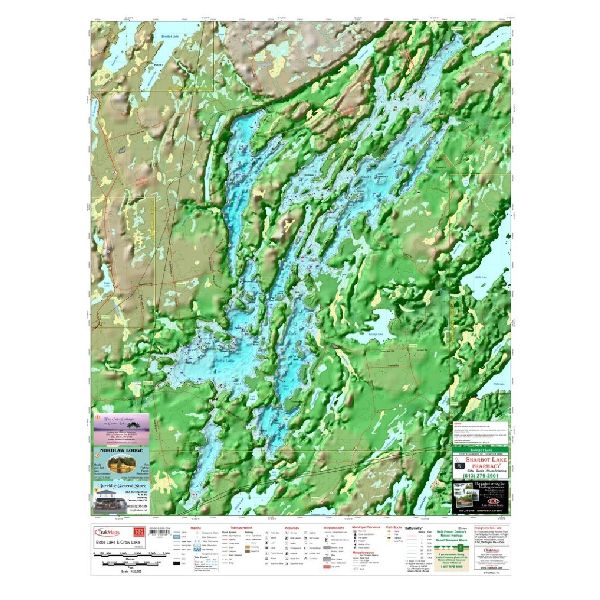 Paper chart : Bobs Lake and Crow Lake - TrakMaps | Raytech Electronic