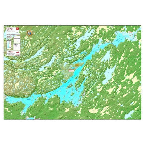 Paper chart : Rideau Lakes - TRAKMAPS | Raytech Electronic