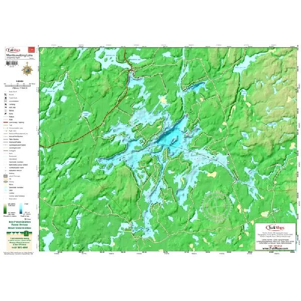 Paper chart : Manitouwabing Lake - TrakMaps | Raytech Electronic
