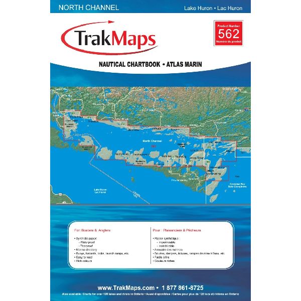 Paper Chartbook : North Channel, Lake Huron - TrakMaps | Raytech Electronic