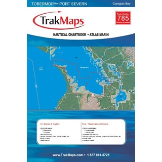 Paper Chartbook : Georgian Bay: Tobermory - Port Severn - TRAKMAPS ...
